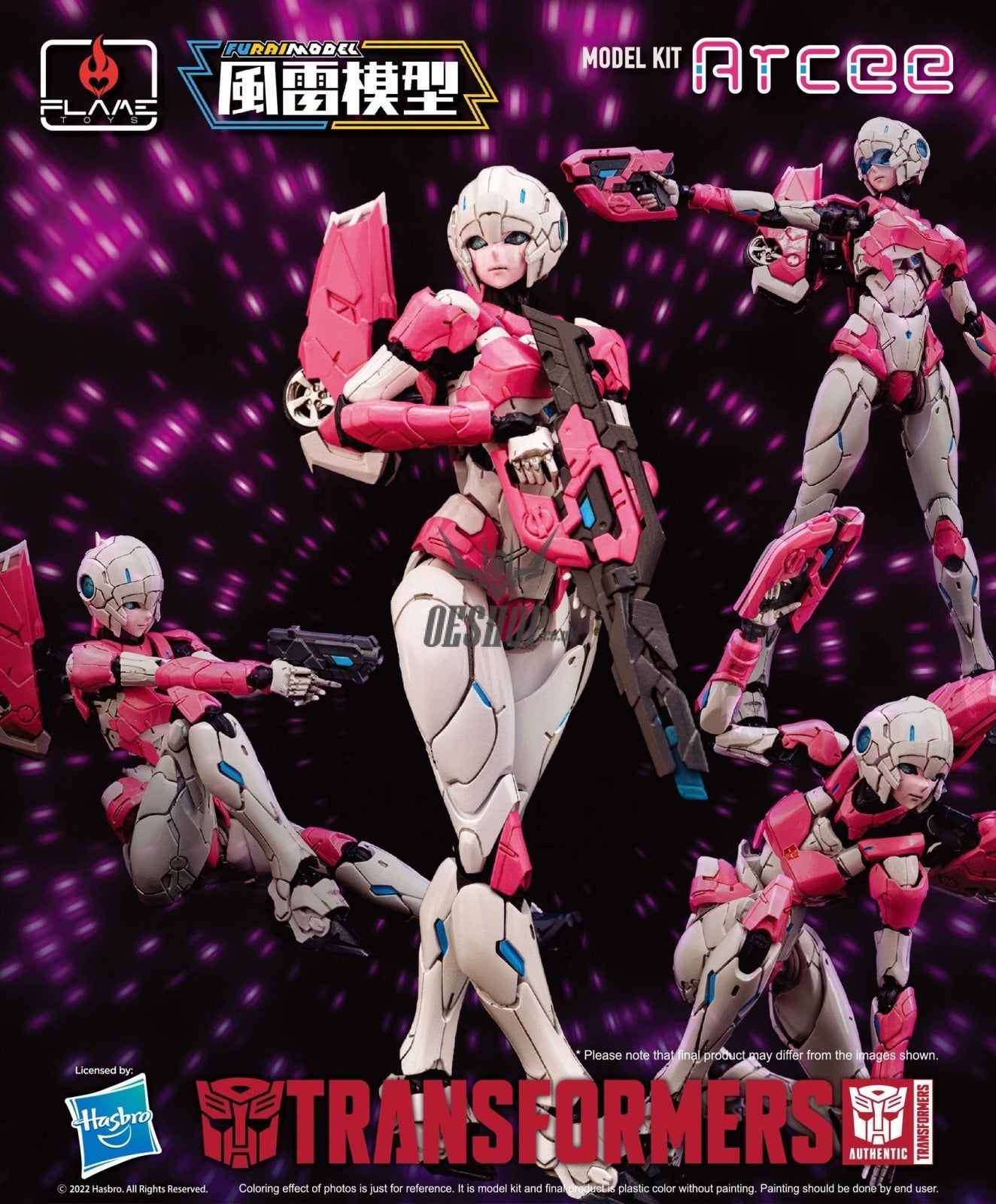Flame Toys Furai Model Arcee Transformers Model Kit 4897054514319 ...