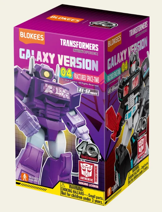 Blokees Transformers Galaxy Version 04 Fractured Space-Time Action Fig ...